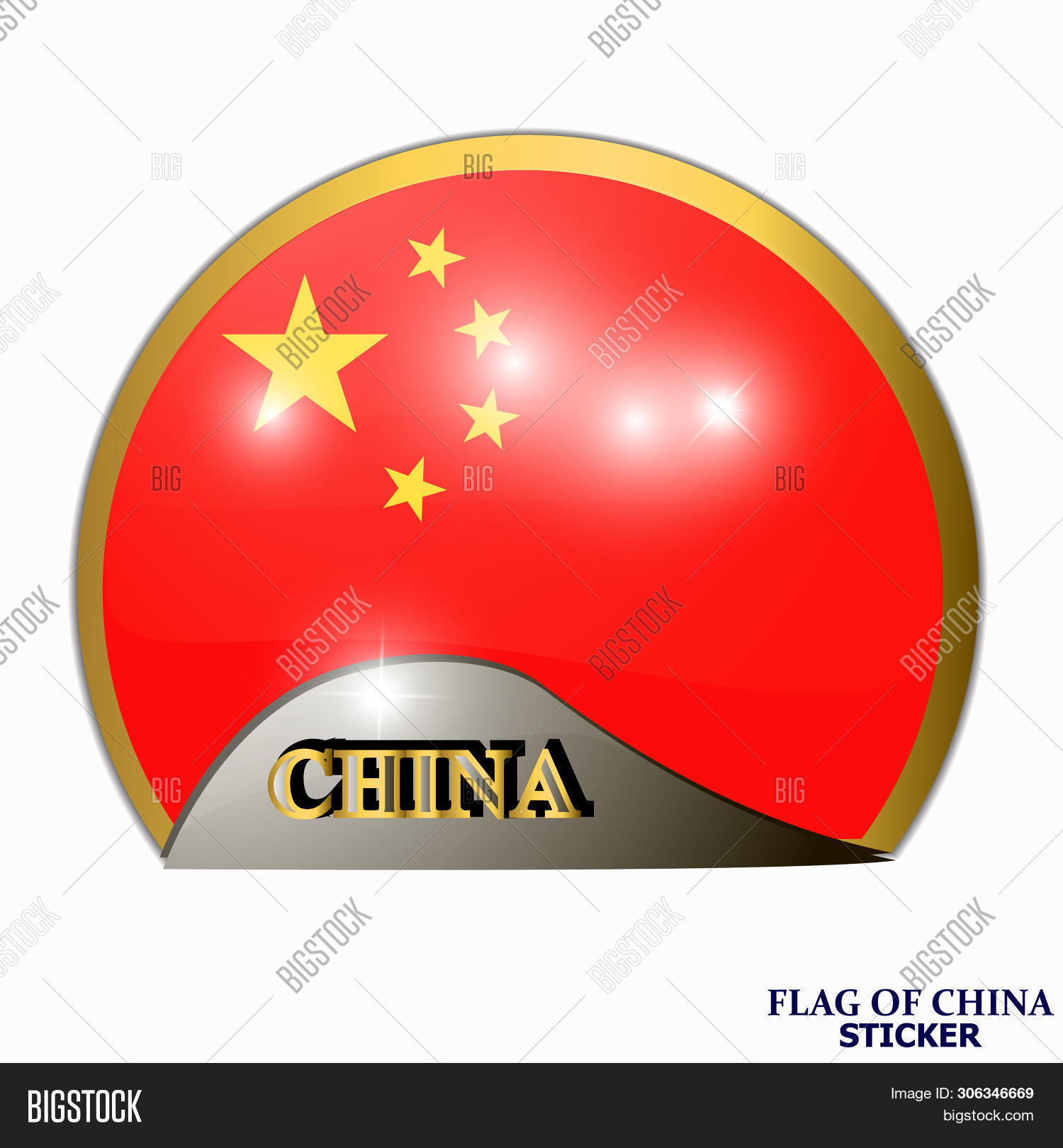 Made China Sticker. Image & Photo (Free Trial) | Bigstock