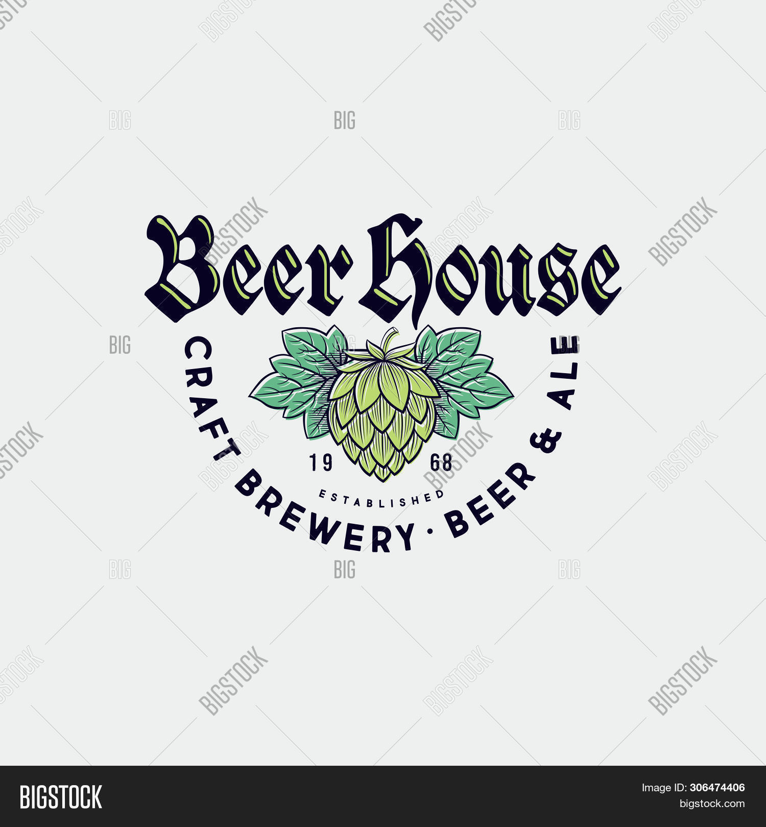 Beer House Logo. Vector & Photo (Free Trial) | Bigstock