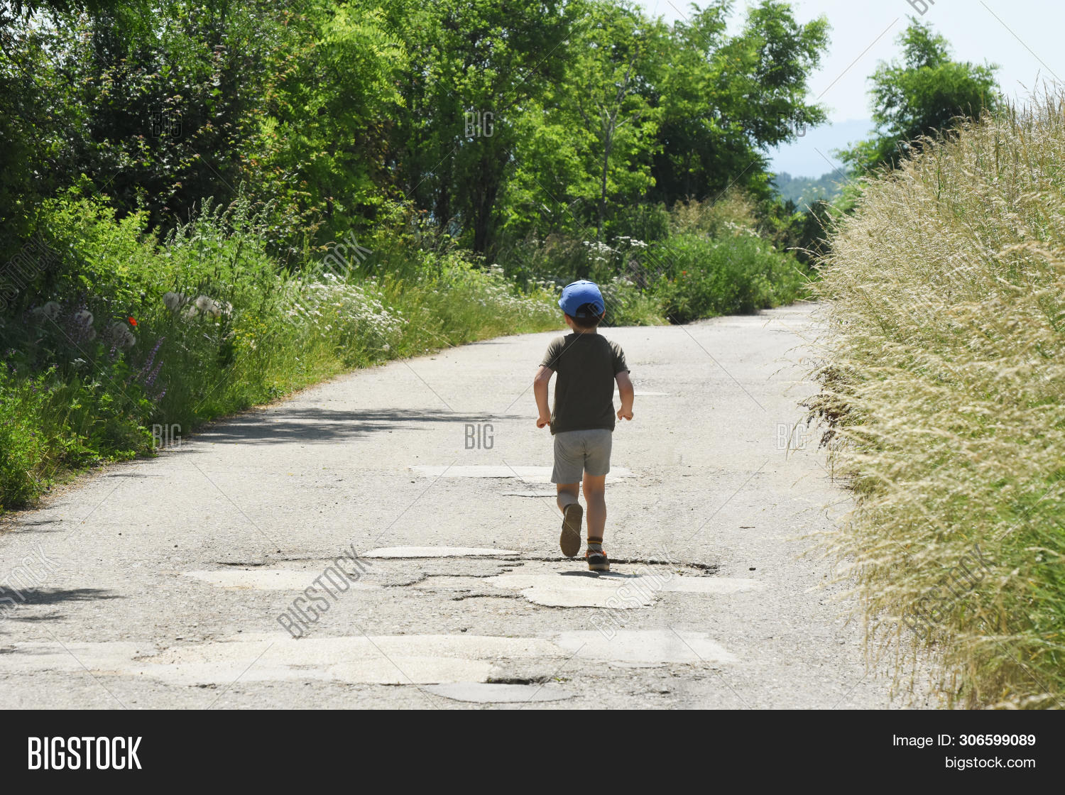 Child Running Street. Image & Photo (Free Trial) | Bigstock