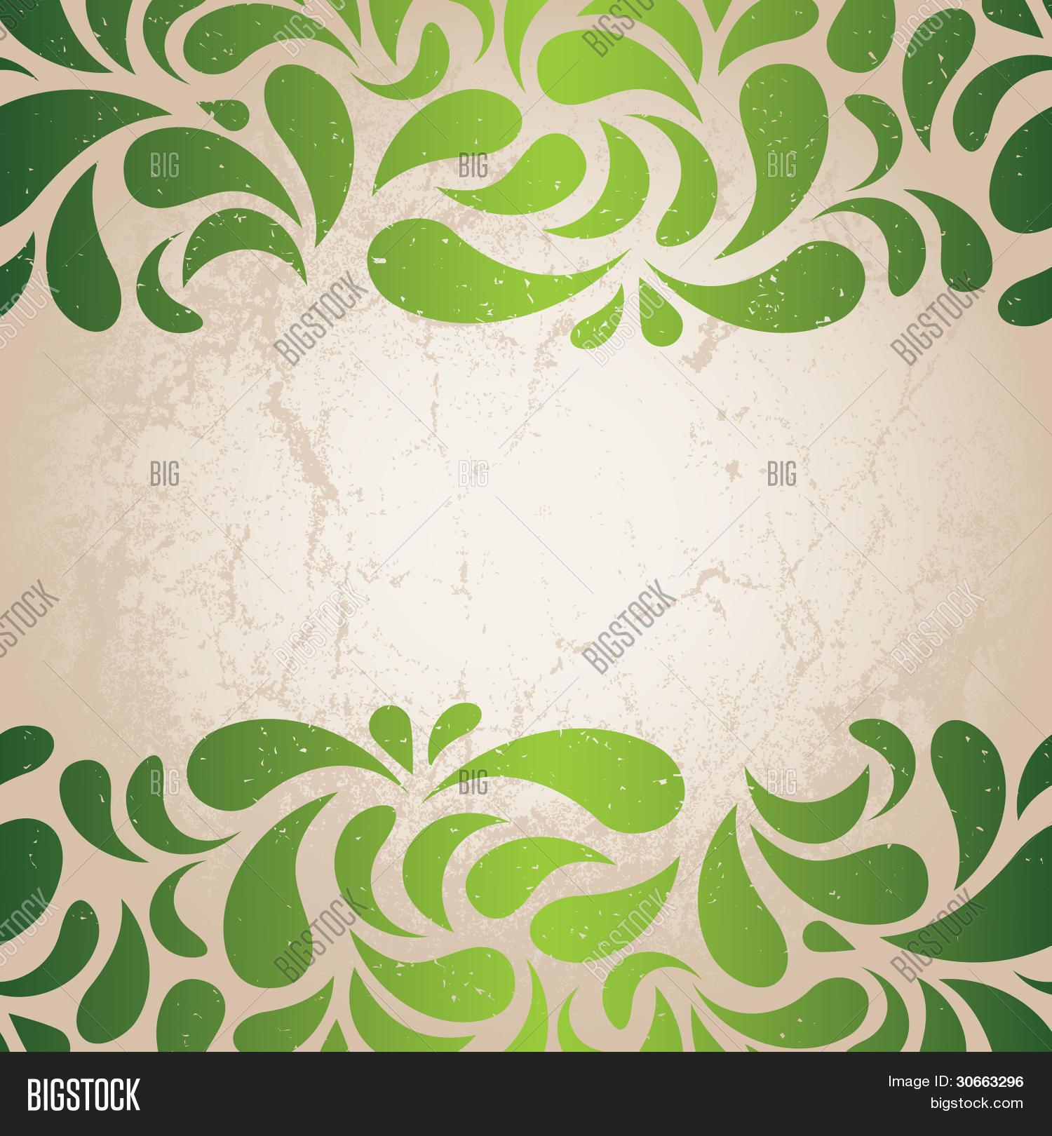 Green Vintage Vector & Photo (Free Trial) | Bigstock