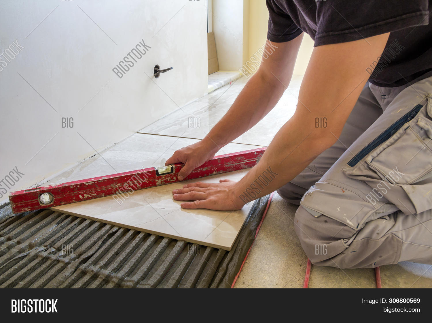 Young Worker Tiler Image & Photo (Free Trial) | Bigstock