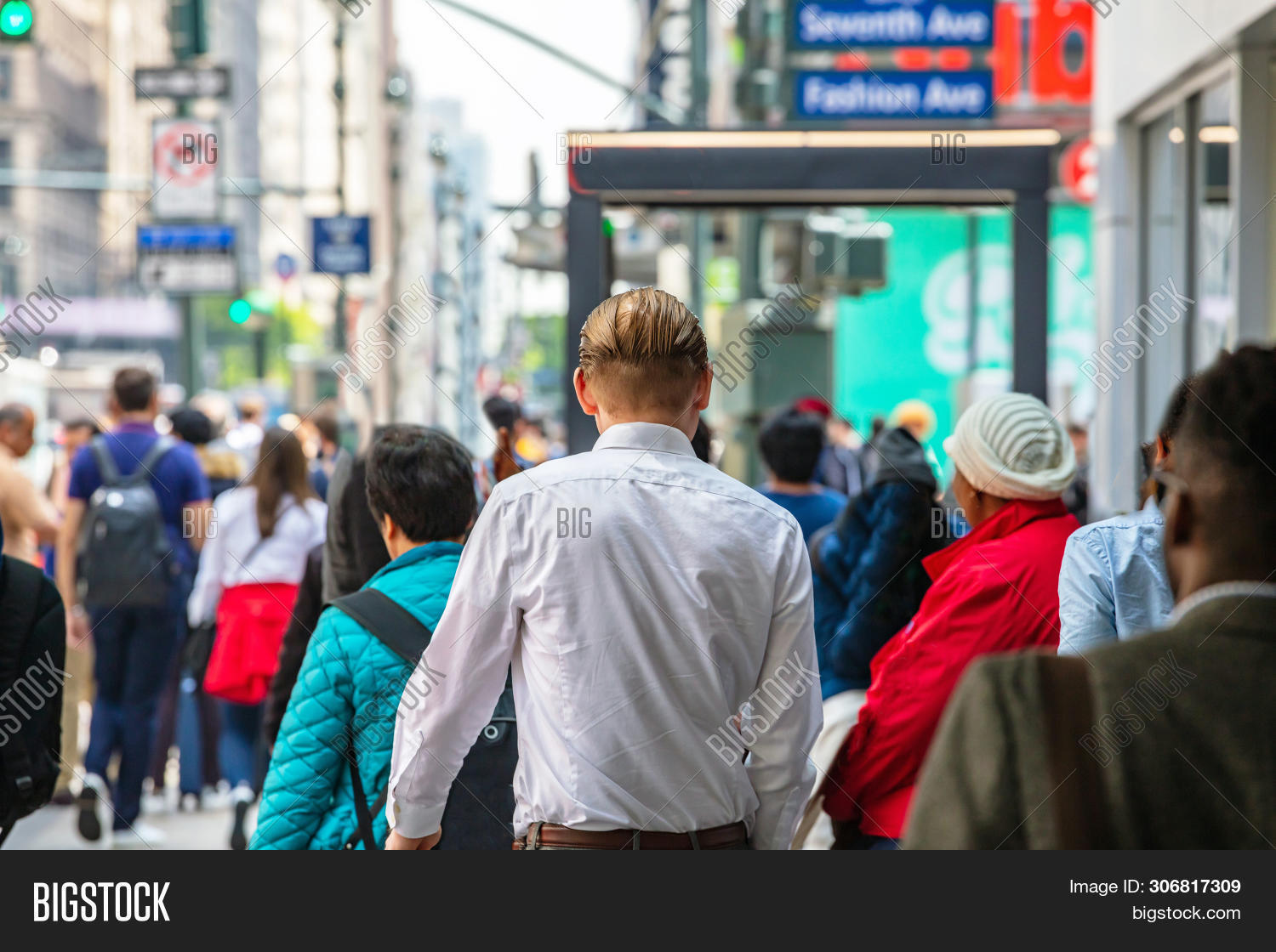 Crowded Street With Cars