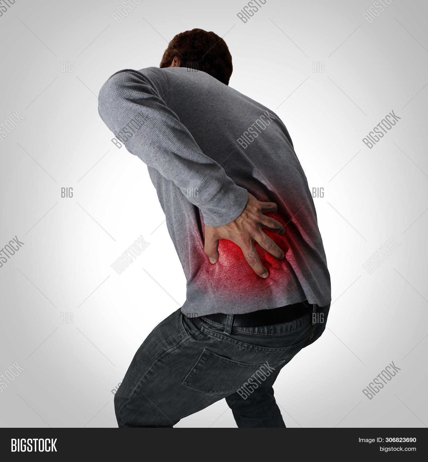 Painful Back Symptoms Image & Photo (Free Trial) | Bigstock