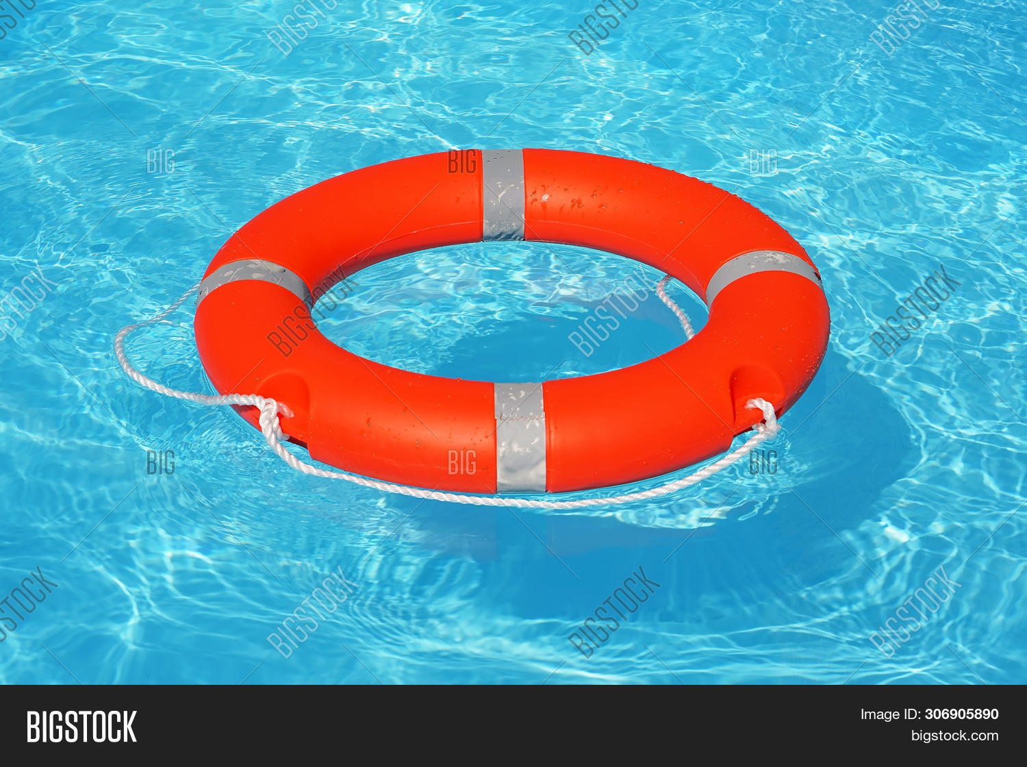 Orange Lifebuoy Pool Image & Photo (Free Trial) | Bigstock
