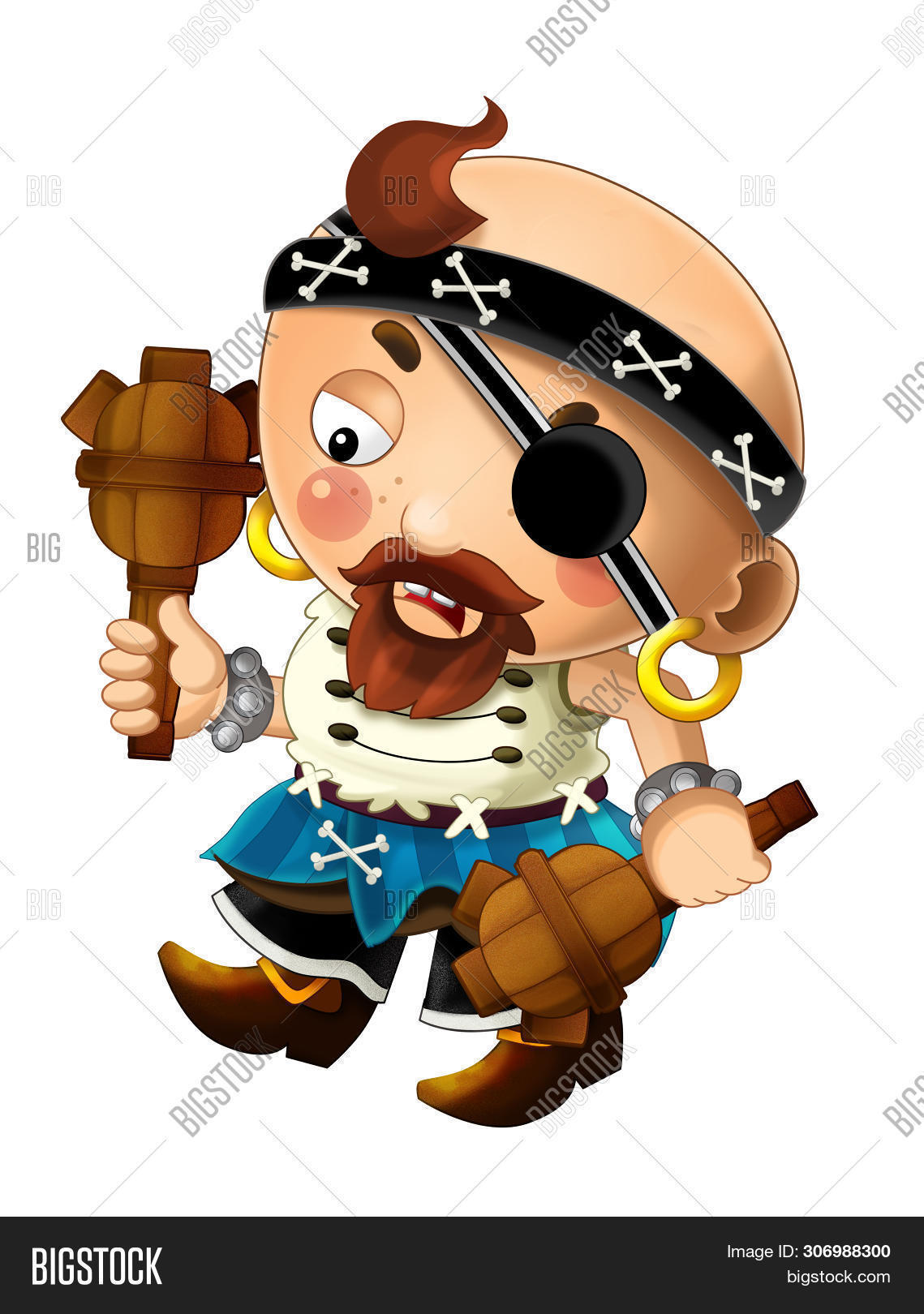 Cartoon Scene Pirate Image & Photo (Free Trial) | Bigstock