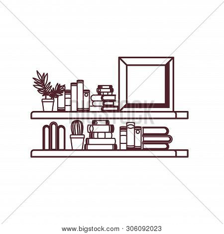 Silhouette Shelving Vector & Photo (Free Trial) | Bigstock