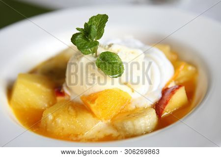 Mix Fruit Flambe Image & Photo (Free Trial) | Bigstock