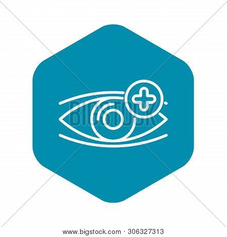 Eye Plus Vision Icon Vector & Photo (Free Trial) | Bigstock