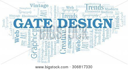 Gate Design Word Vector & Photo (Free Trial) | Bigstock