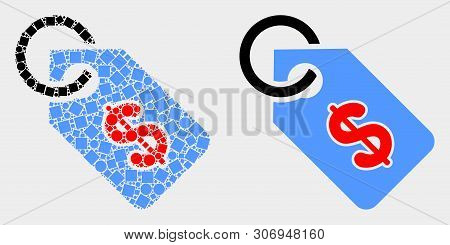 Dot Flat Price Tag Vector & Photo (Free Trial) | Bigstock