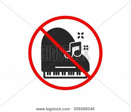 No Stop. Piano Icon. Vector & Photo (Free Trial) | Bigstock