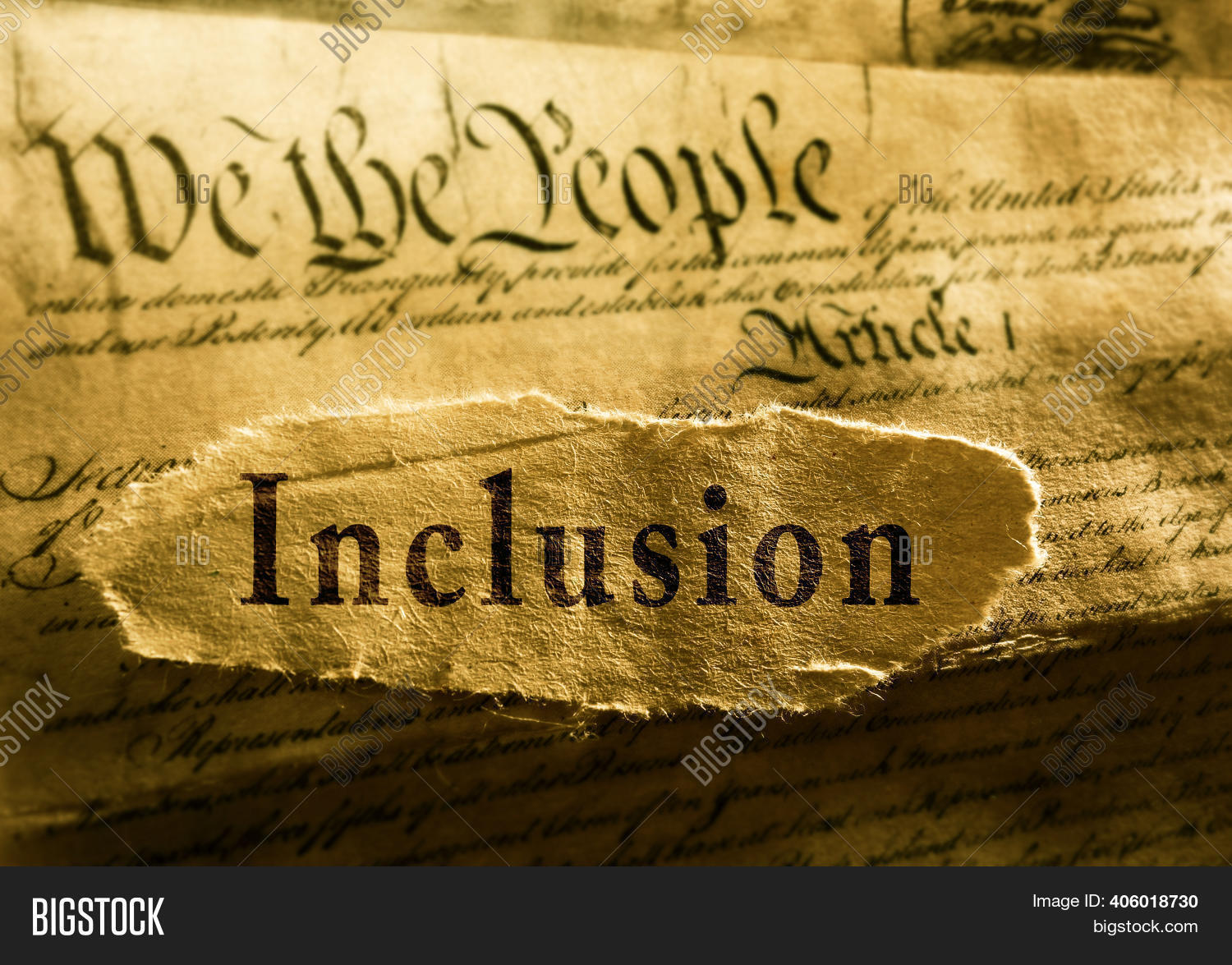 Inclusion Message On Image & Photo (Free Trial) | Bigstock