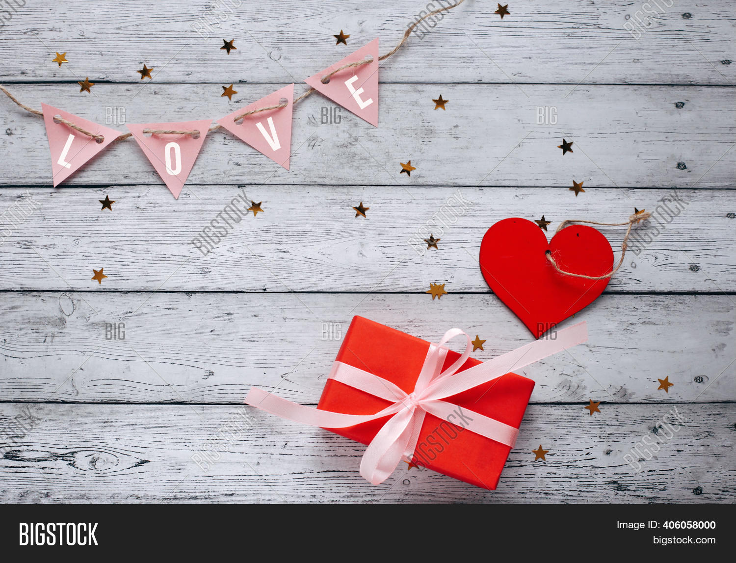 Flat Lay Romantic Image & Photo (Free Trial) | Bigstock