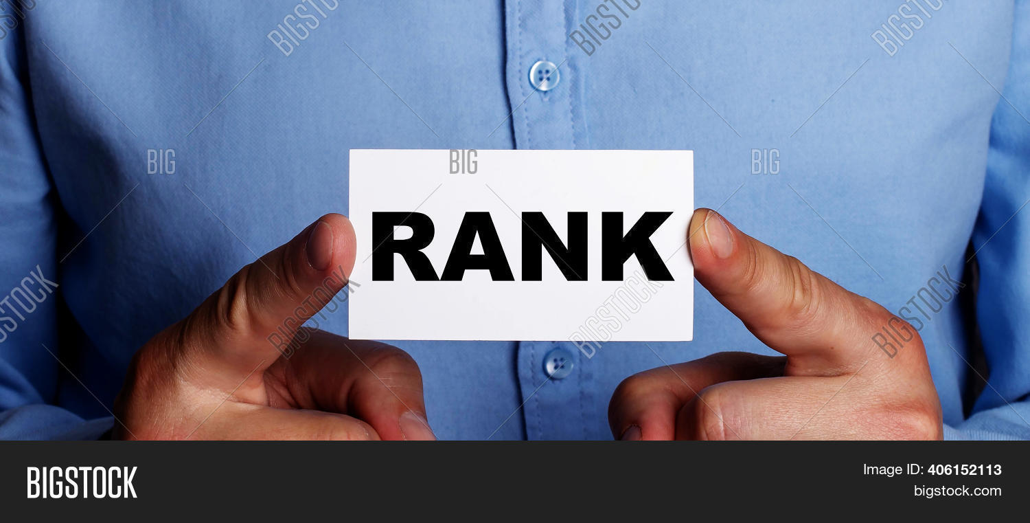 Word Rank Written On Image & Photo (Free Trial) | Bigstock