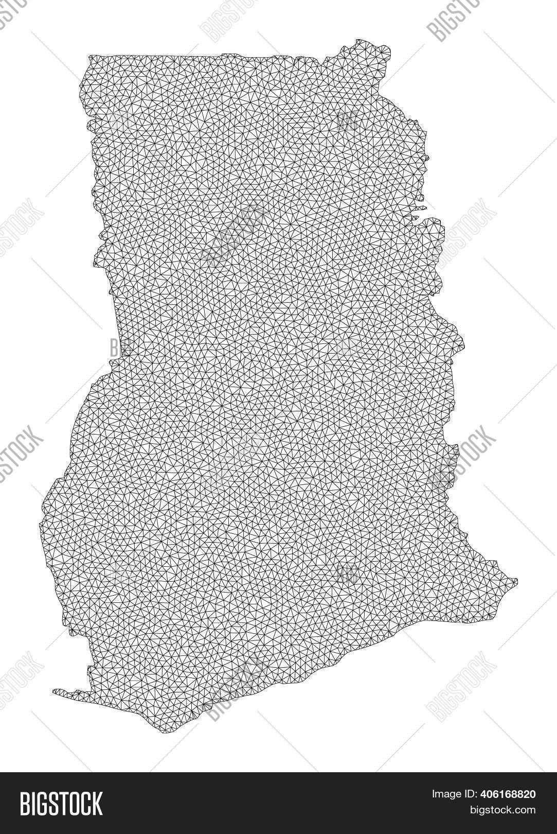 Polygonal Mesh Map Image & Photo (Free Trial) | Bigstock