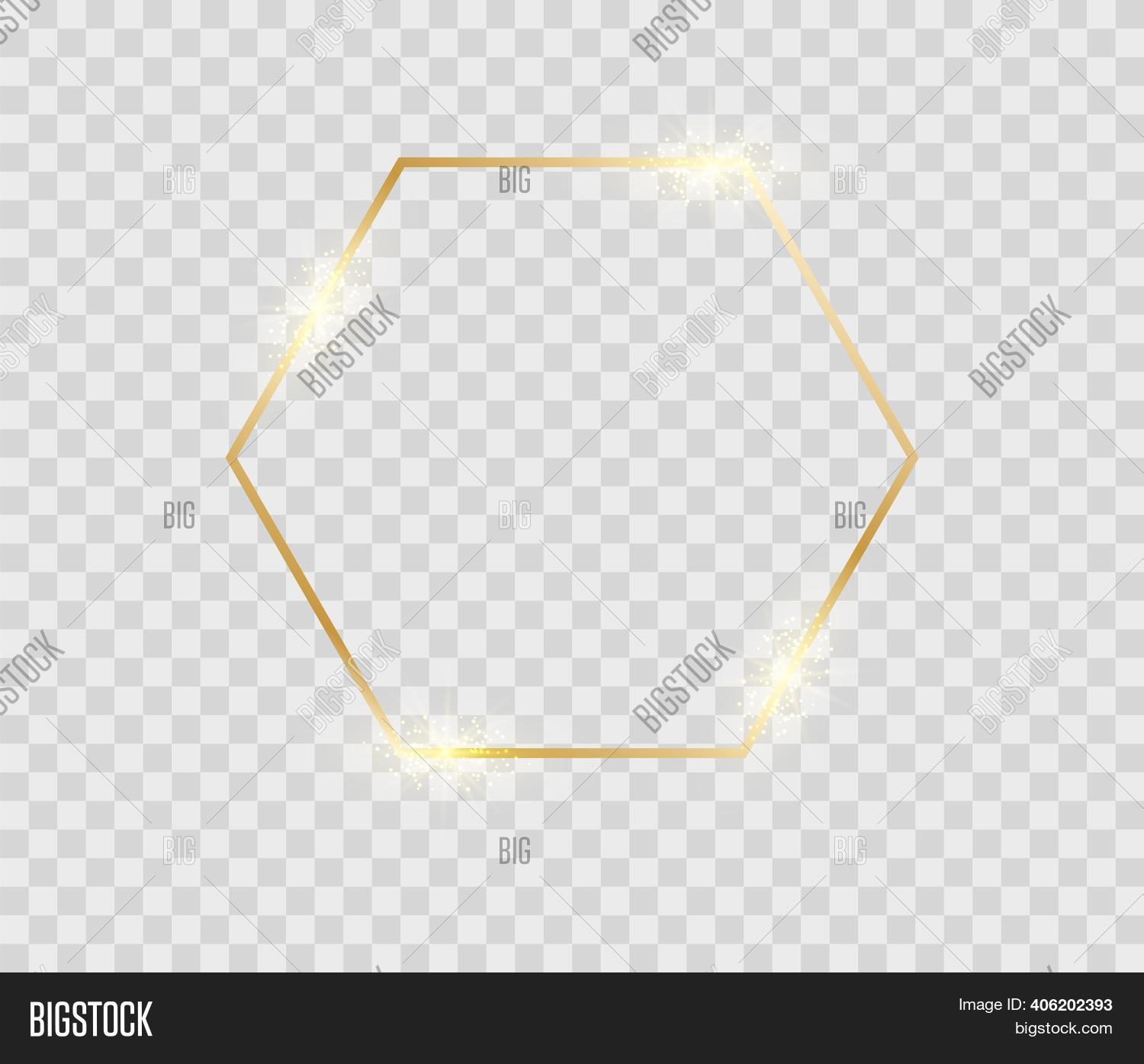 Gold Shiny Hexagon Image & Photo (Free Trial) | Bigstock