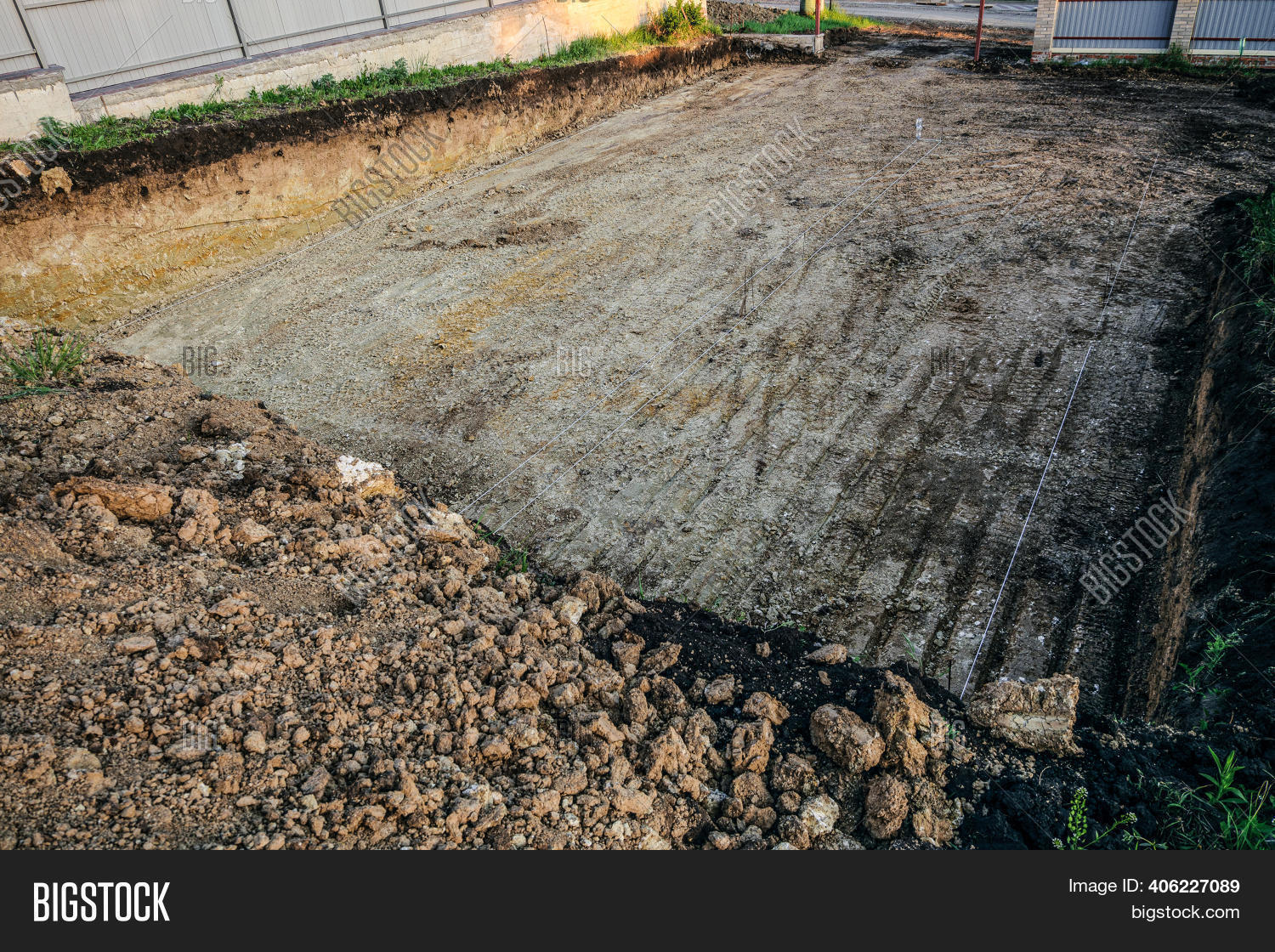 Planned Foundation Pit Image & Photo (Free Trial) | Bigstock