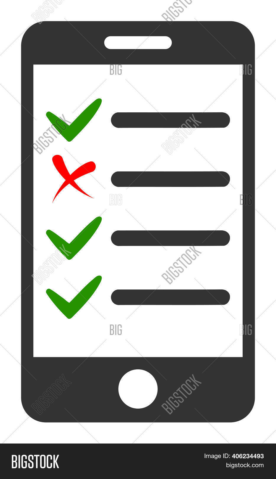 Mobile Check List Icon Image & Photo (Free Trial) | Bigstock