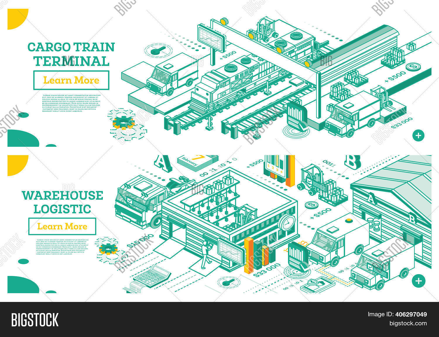 Outline Cargo Train Image & Photo (Free Trial) | Bigstock