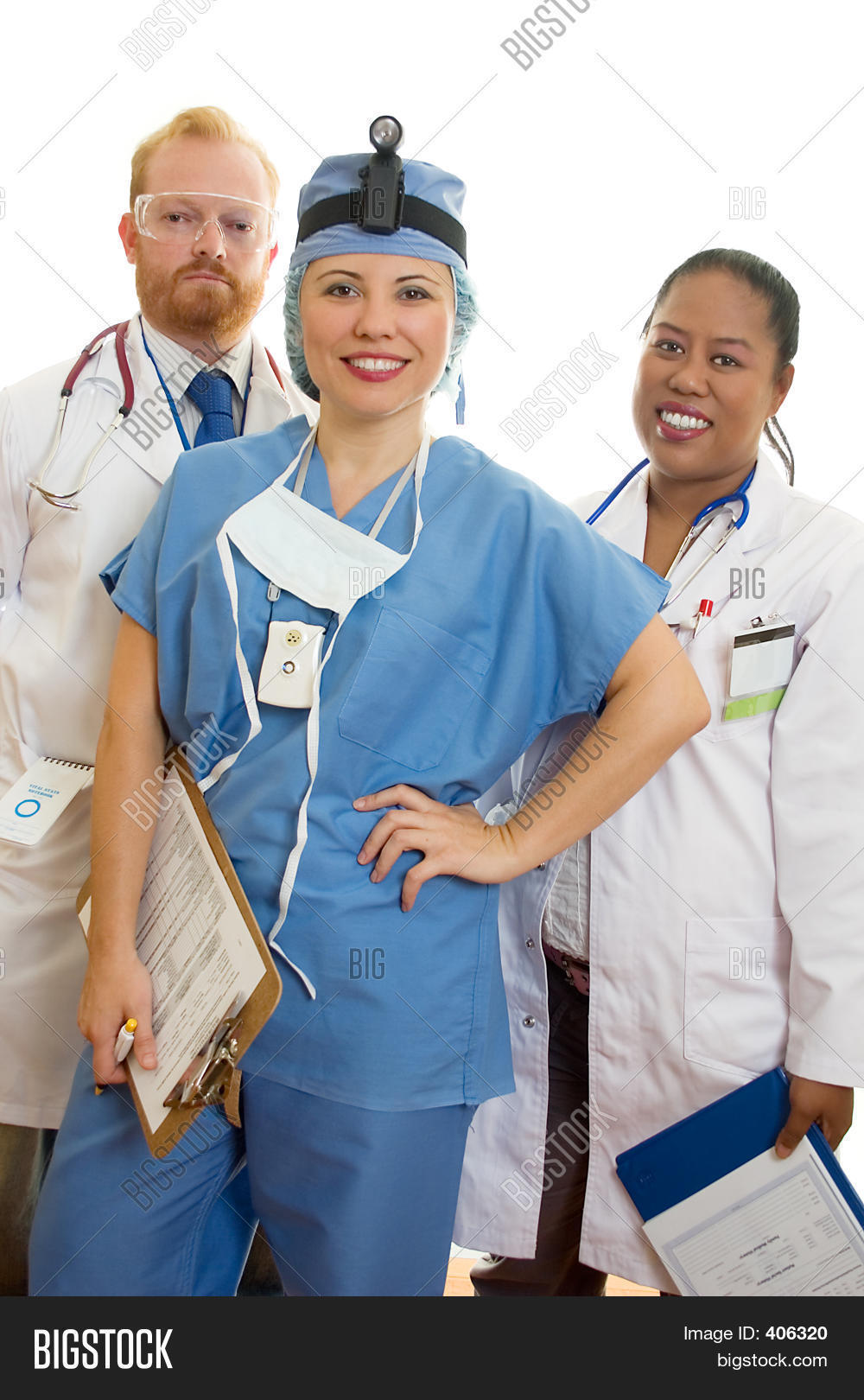 Smiling Medical Team Image & Photo (Free Trial) | Bigstock