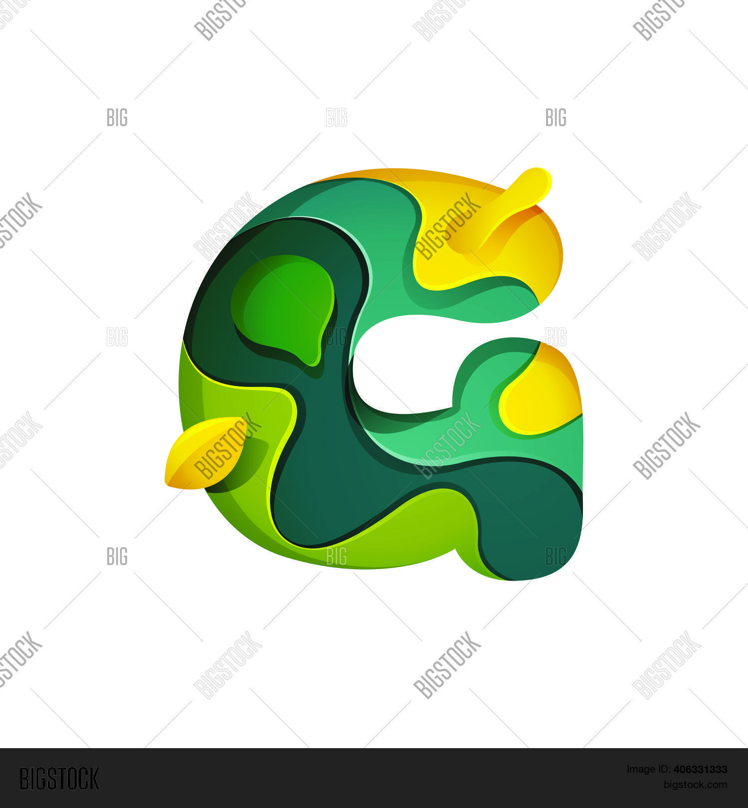 Paper Cut Letter G Vector & Photo (Free Trial) | Bigstock