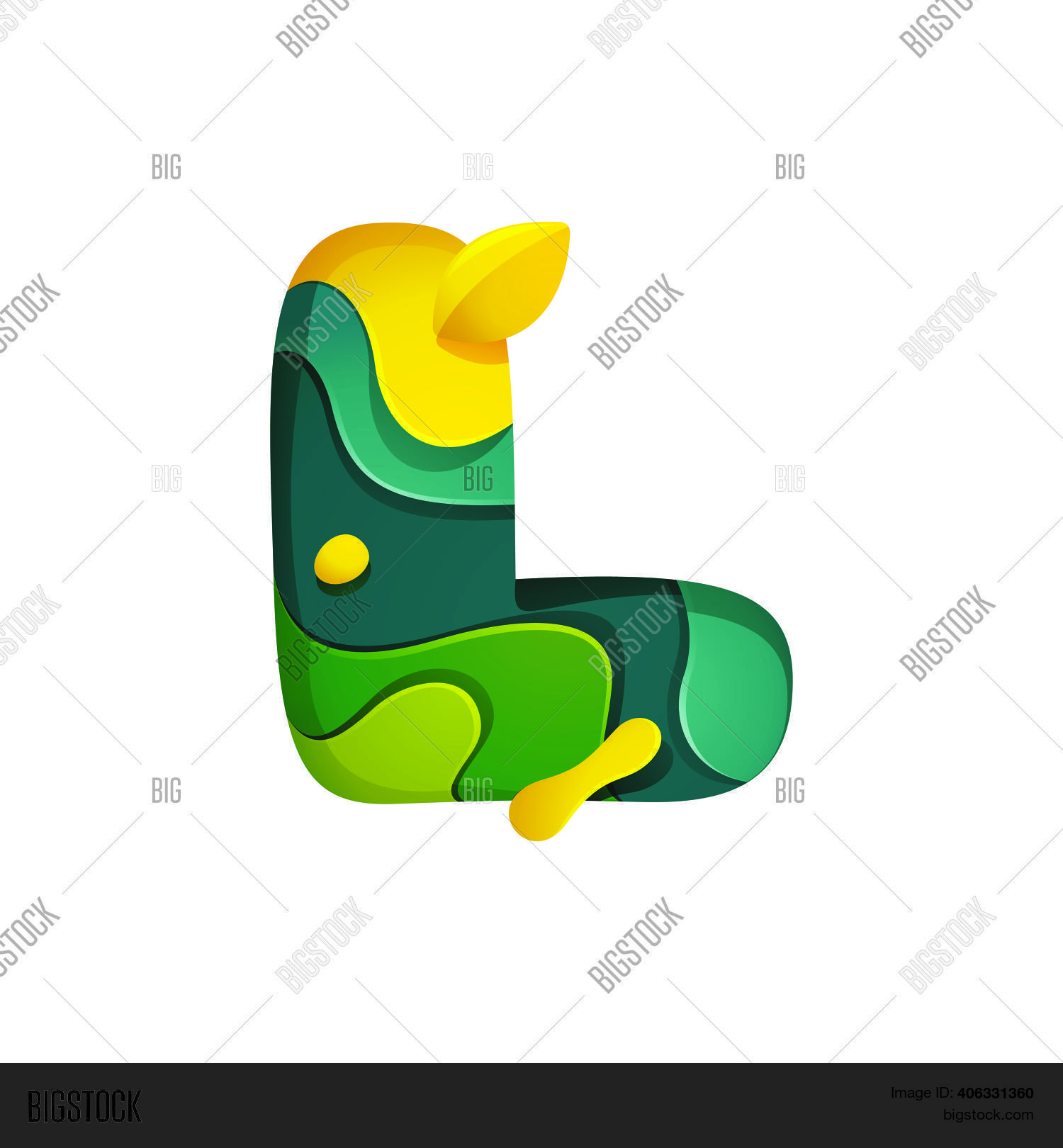Paper Cut Letter L Vector & Photo (Free Trial) | Bigstock