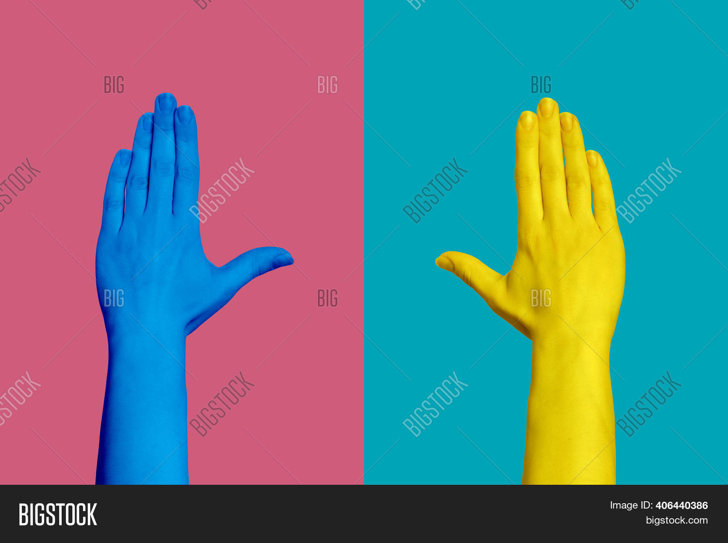 Female Hand Blue Hand Image & Photo (Free Trial) | Bigstock