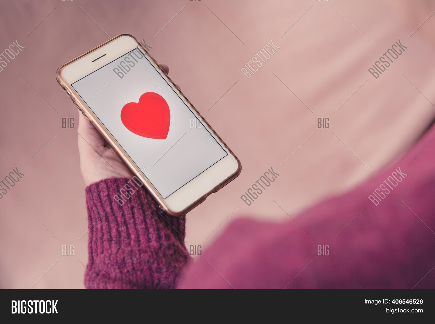 Girl Tapping Love Image & Photo (Free Trial) | Bigstock