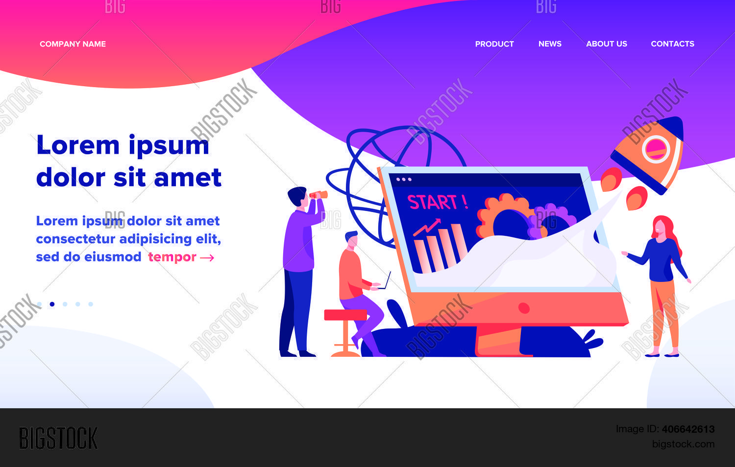 Team Starting Project Vector & Photo (Free Trial) | Bigstock