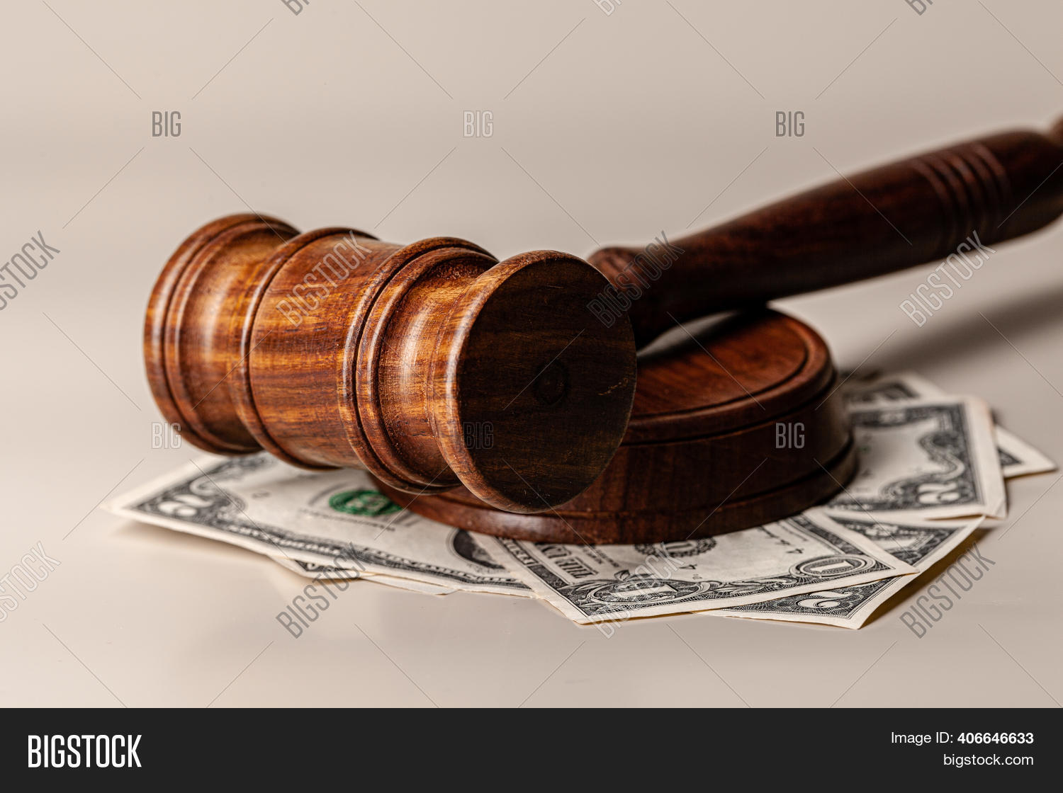 Law Mallet Stack Money Image & Photo (Free Trial) | Bigstock
