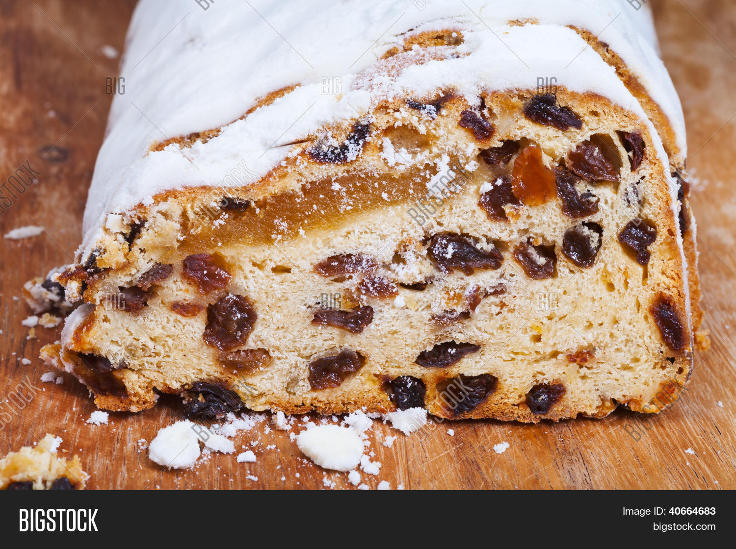 Sliced Stollen Cake Image & Photo (Free Trial) | Bigstock