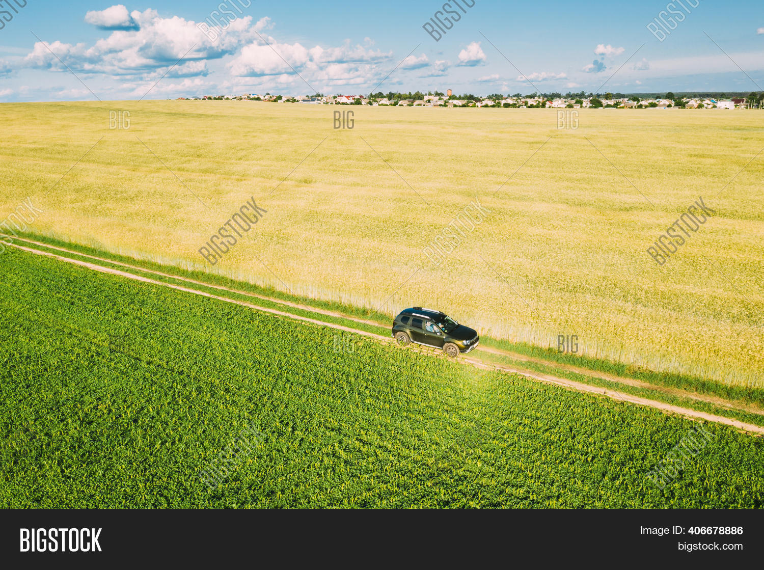 Aerial View Car Suv Image & Photo (Free Trial) | Bigstock