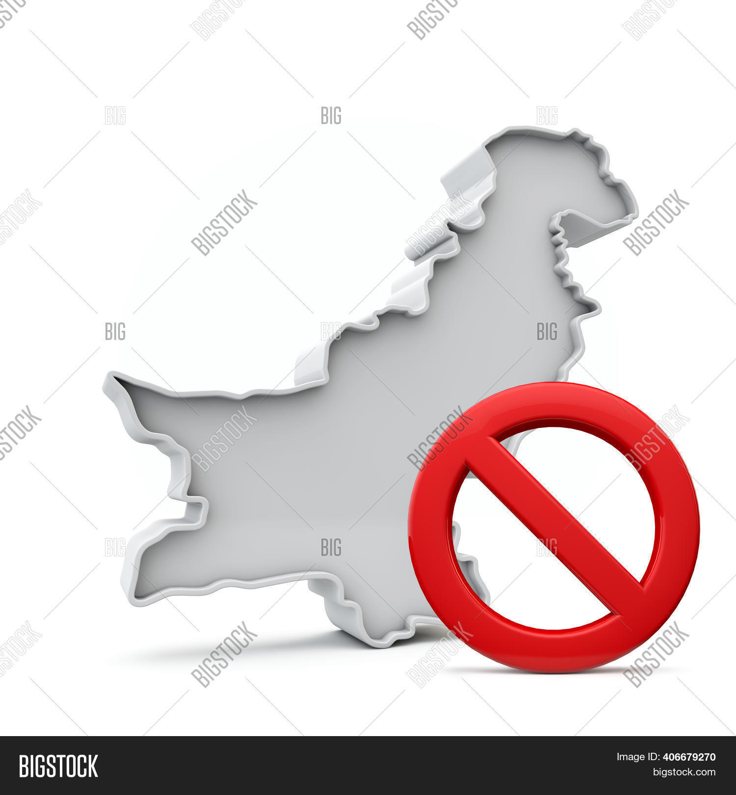 Pakistan Map Red No Image & Photo (Free Trial) | Bigstock