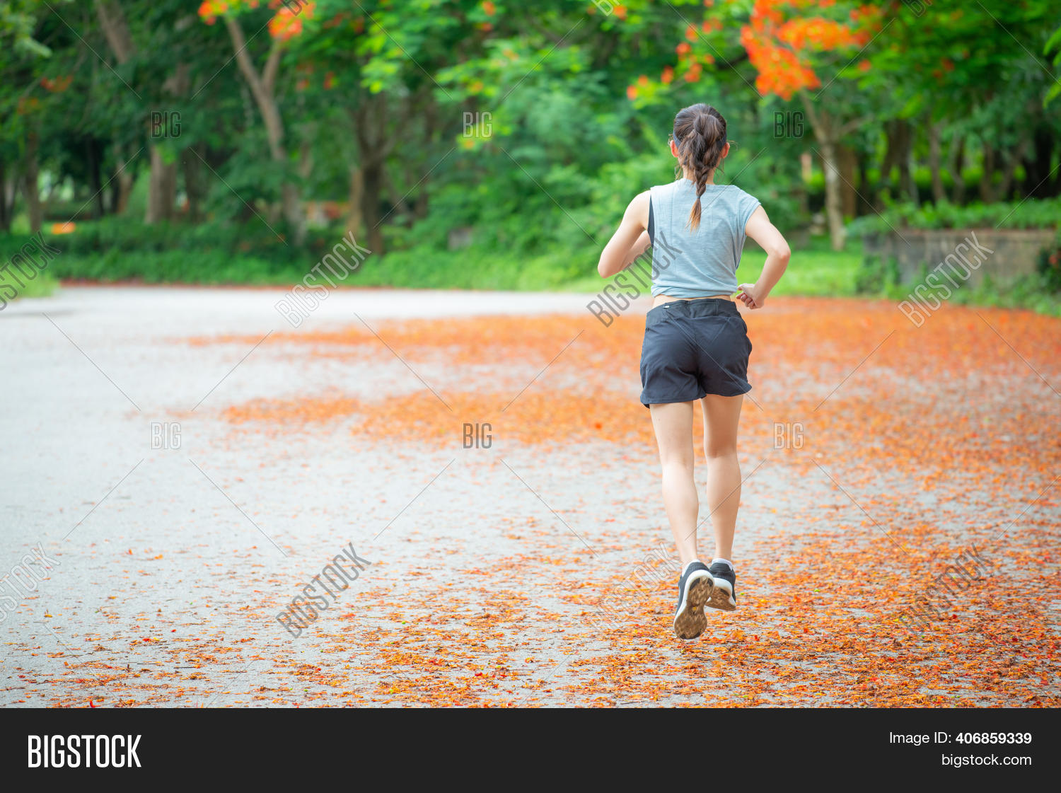 Back View Young Runner Image & Photo (Free Trial) | Bigstock