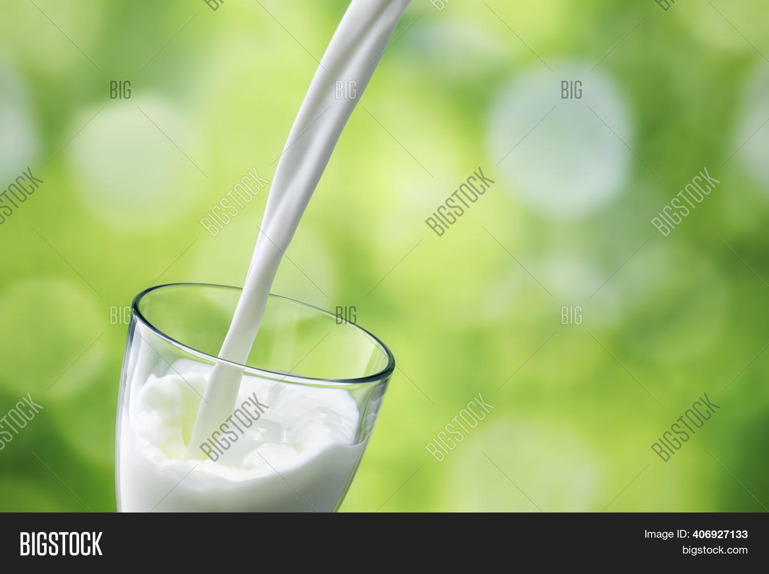 Closeup Milk Pouring Image & Photo (Free Trial) | Bigstock
