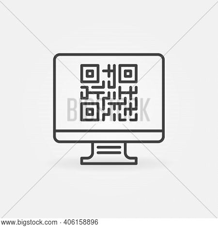 Computer Qr Code On Vector & Photo (Free Trial) | Bigstock