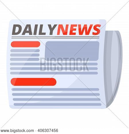 Daily Newspaper Icon Vector & Photo (Free Trial) | Bigstock