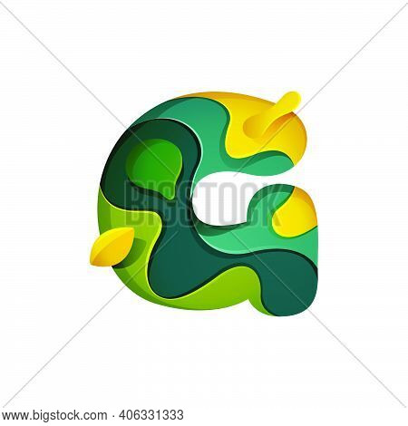 Paper Cut Letter G Vector & Photo (Free Trial) | Bigstock