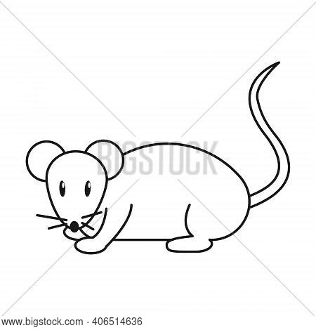 Outline Cartoon Mouse Vector & Photo (Free Trial) | Bigstock