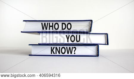 Who Do You Know Symbol Image & Photo (Free Trial) | Bigstock