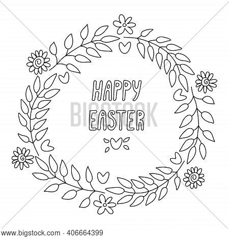 Easter Wreath Vector & Photo (Free Trial) | Bigstock