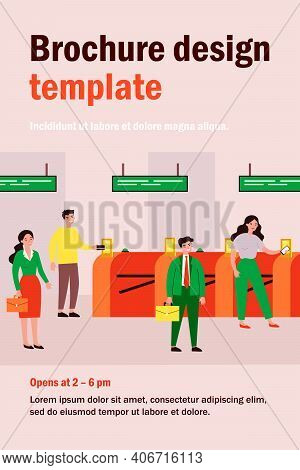 People Going Through Vector & Photo (Free Trial) | Bigstock