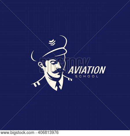 Pilot Logo Design Vector & Photo (Free Trial) | Bigstock