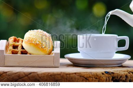 Hot Coffee Tea Bakery Image & Photo (Free Trial) | Bigstock