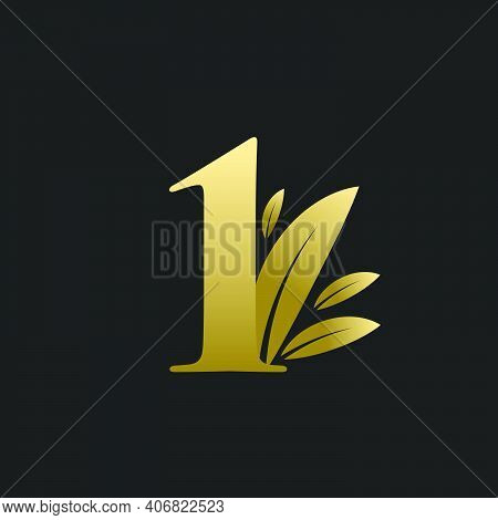 Golden Number One Vector & Photo (Free Trial) | Bigstock