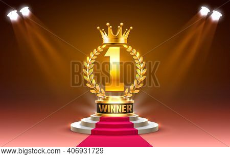 Winner Stage Podium Vector & Photo (Free Trial) | Bigstock