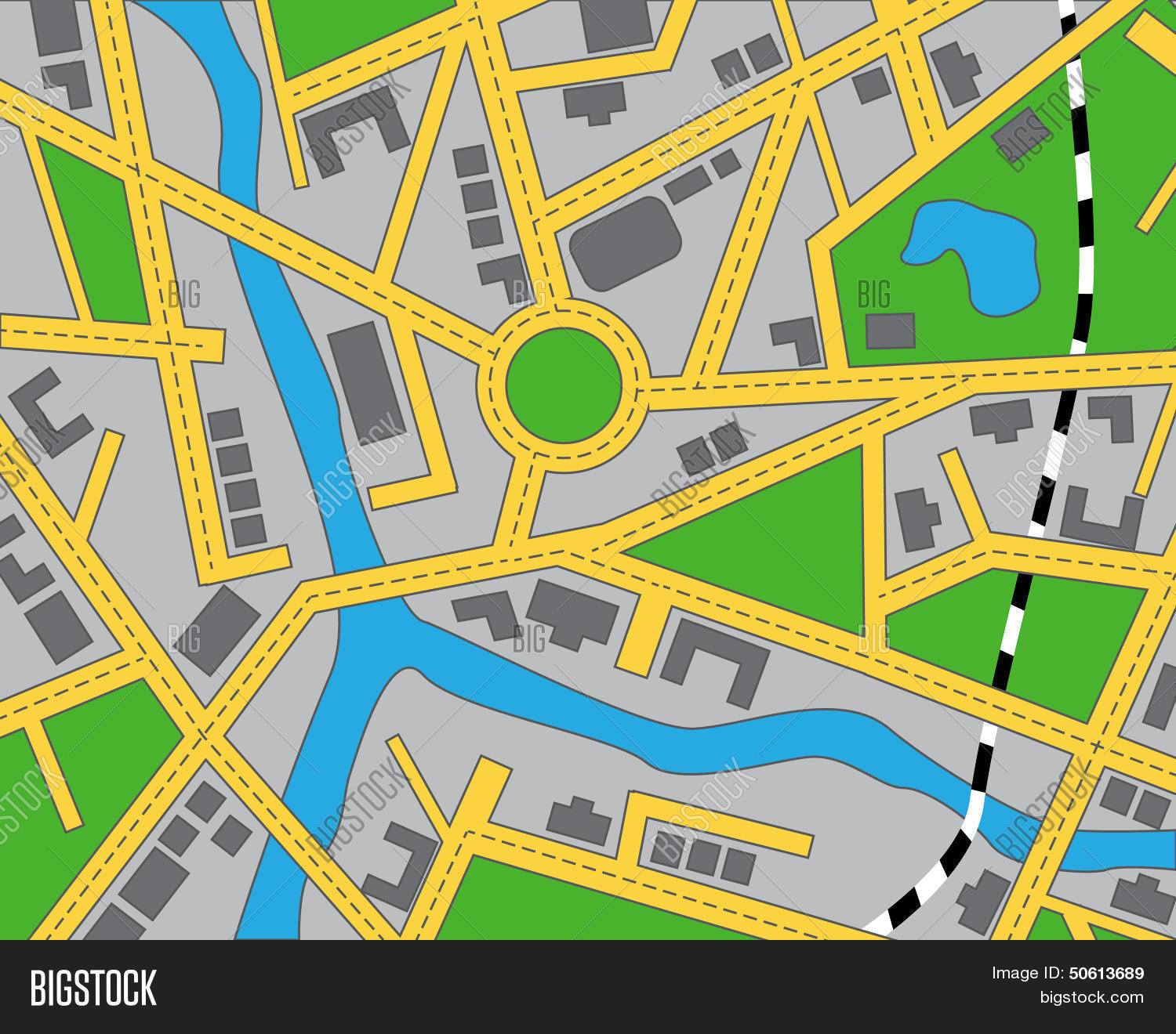 Editable Map Area Vector & Photo (Free Trial) | Bigstock