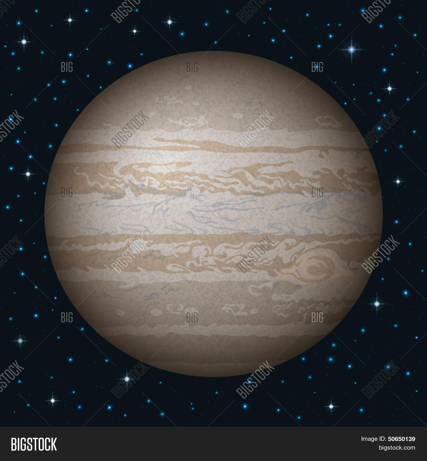Planet Jupiter Space Vector & Photo (Free Trial) | Bigstock
