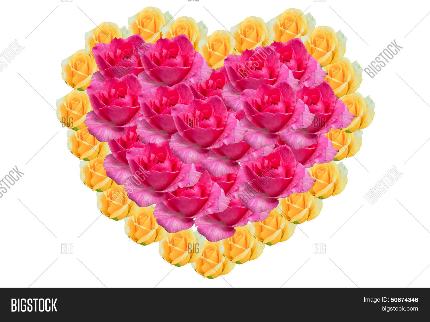 Pink Roses Heart Image & Photo (Free Trial) | Bigstock