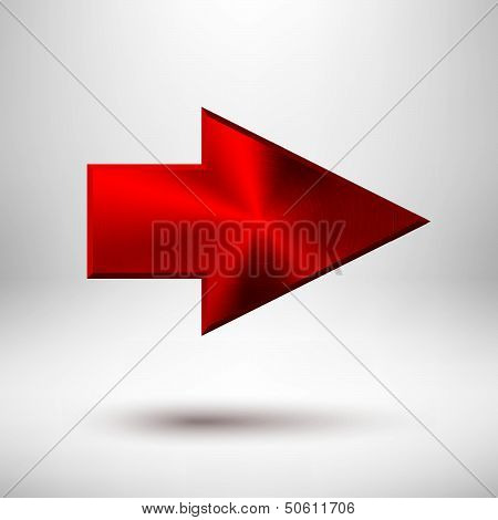Right Arrow Sign Red Vector & Photo (Free Trial) | Bigstock